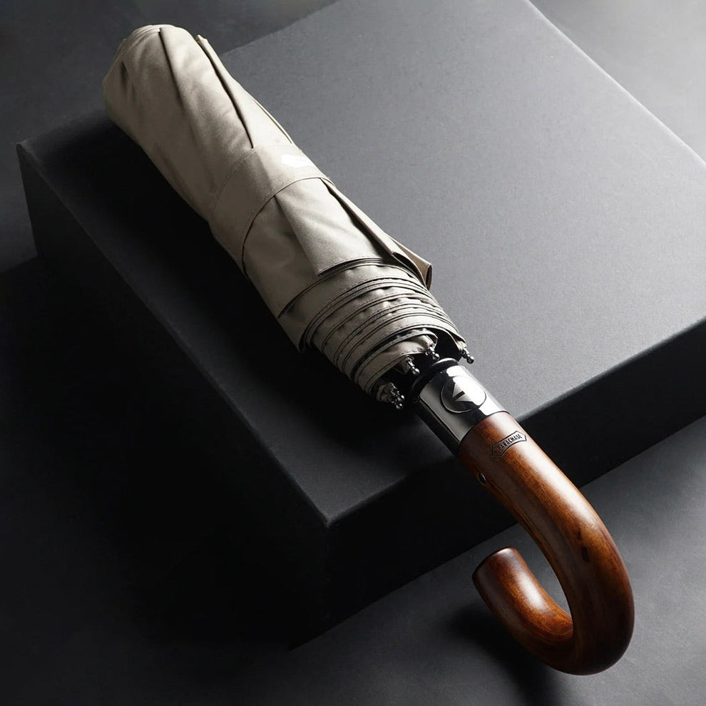 48-inch Fully Automatic Folding Umbrella with Hook Handle