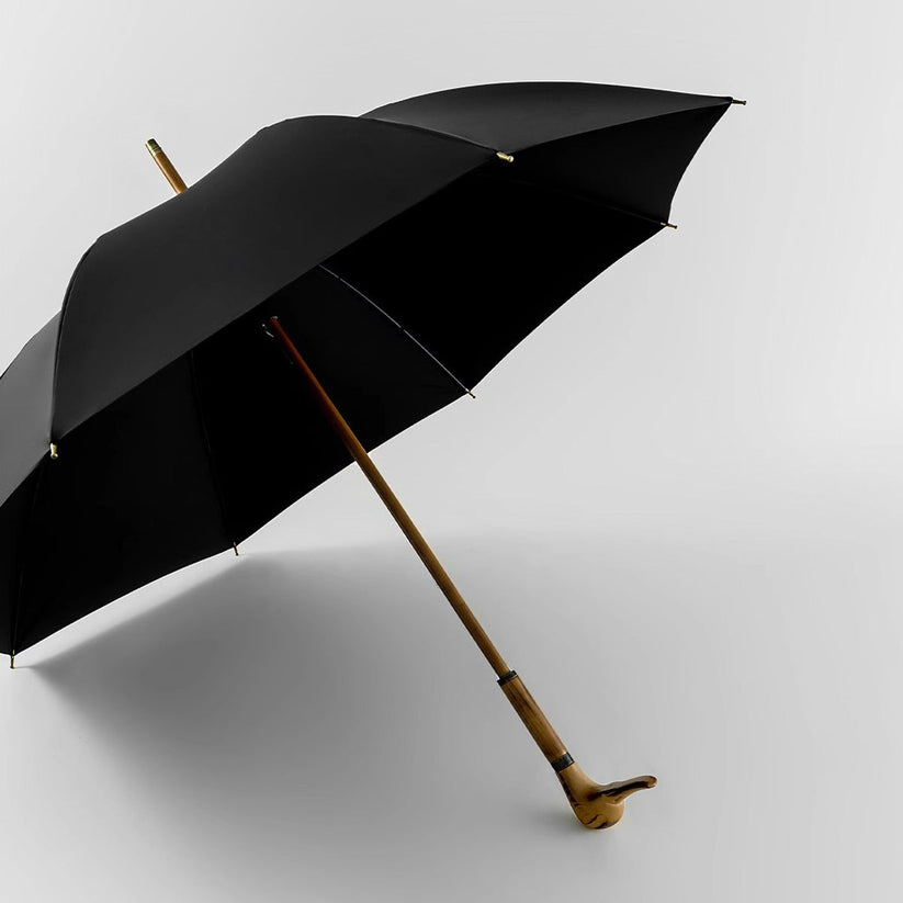 Duck Head Umbrella | Premium Wooden Rain Protection