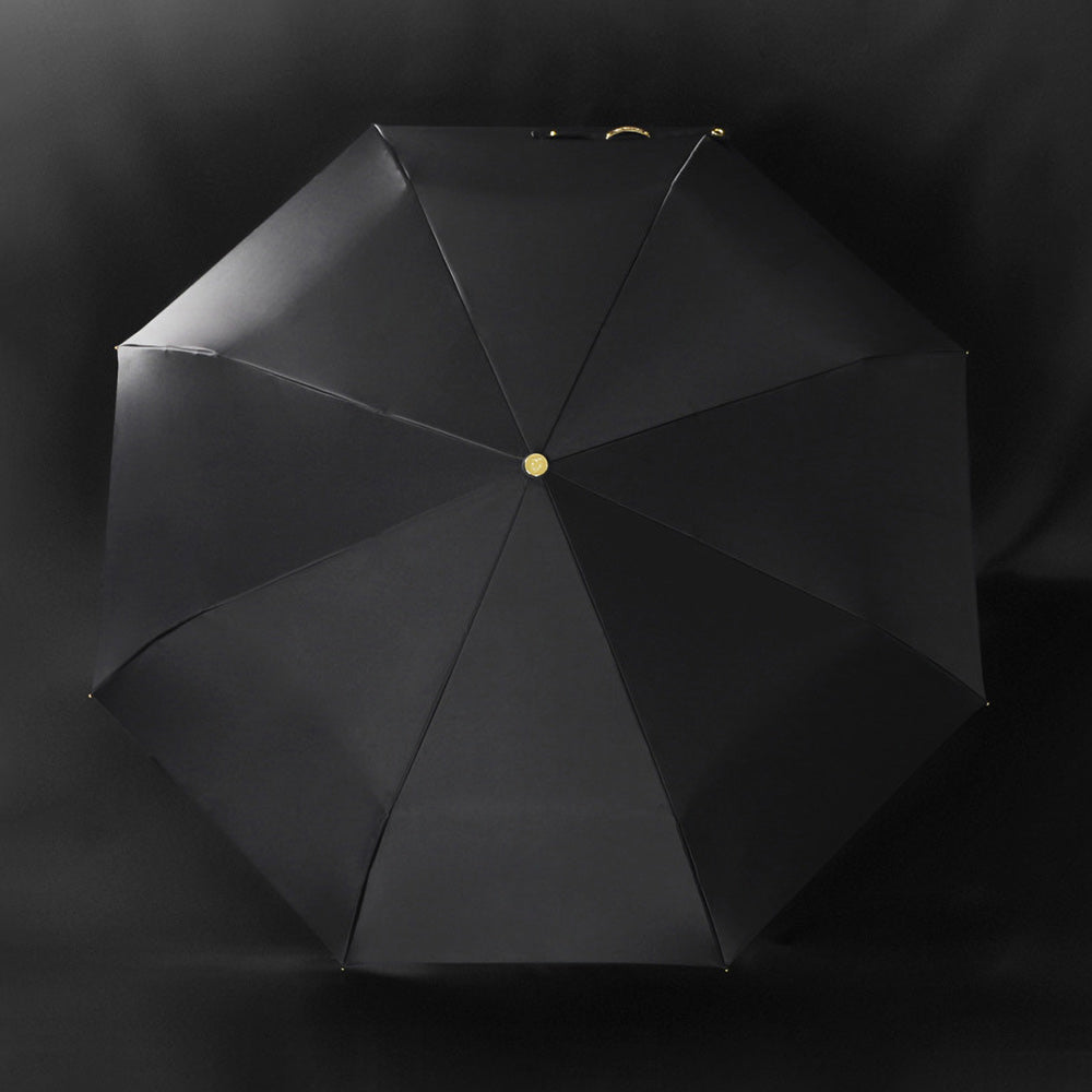 Luxury Folding Umbrella with Prestige Black Panther Handle